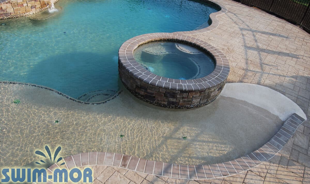 Walk In Beach Entry Pool - Swim-Mor Pools and Spas
