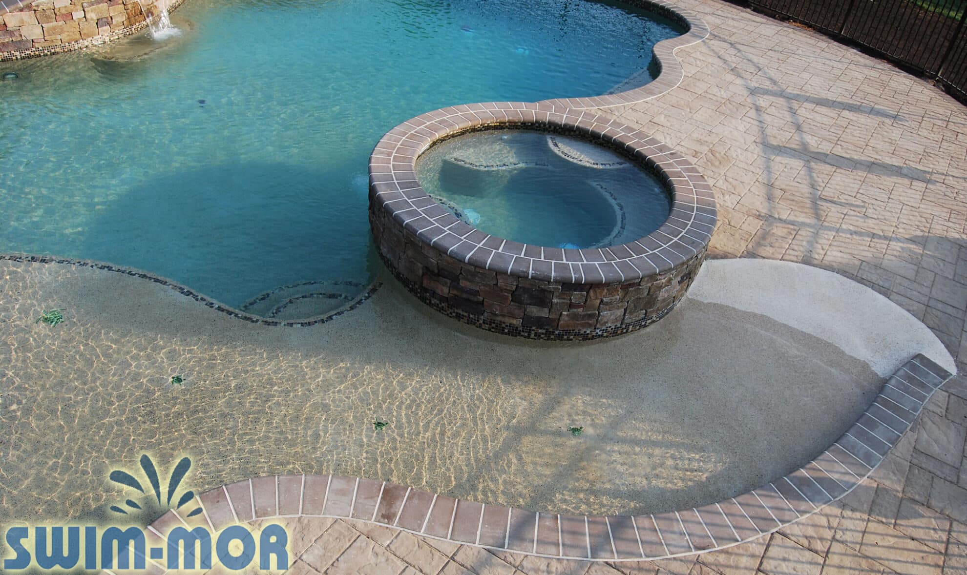 Walk In Beach Entry Pool - Swim-Mor Pools and Spas