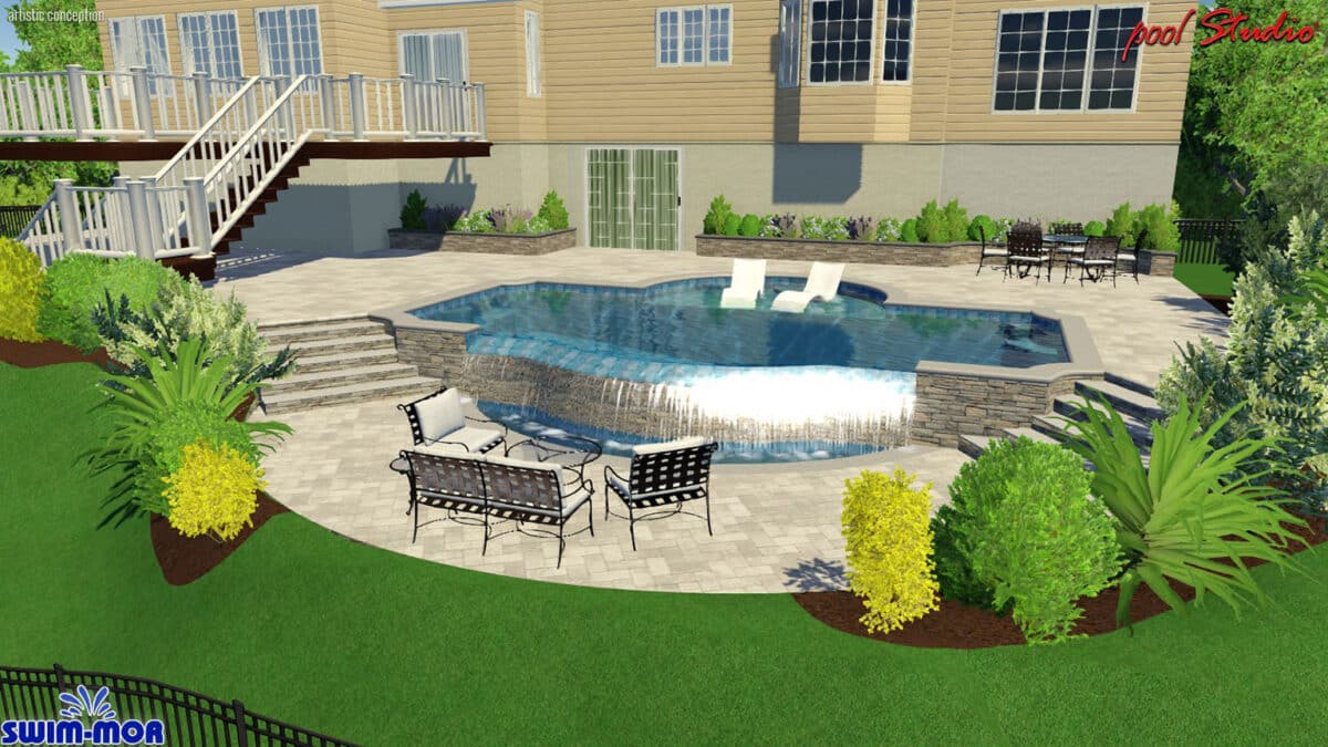 Custom Pool Designs - Swim-Mor Pools and Spas