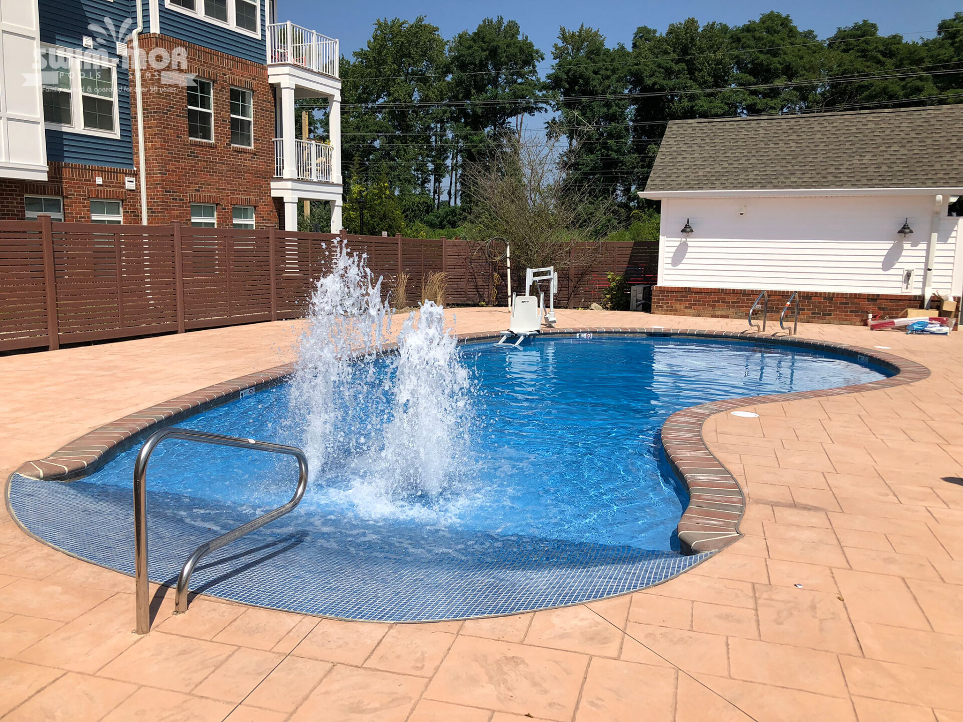 Walk In Beach Entry Pool - Swim-Mor Pools and Spas