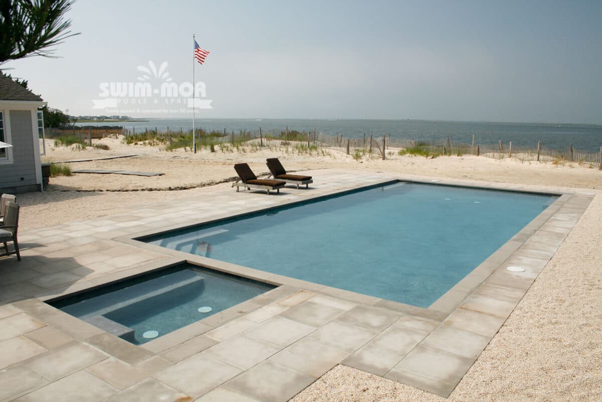 Walk In Beach Entry Pool - Swim-Mor Pools and Spas