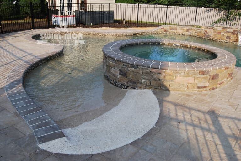 Walk In Beach Entry Pool - Swim-Mor Pools and Spas