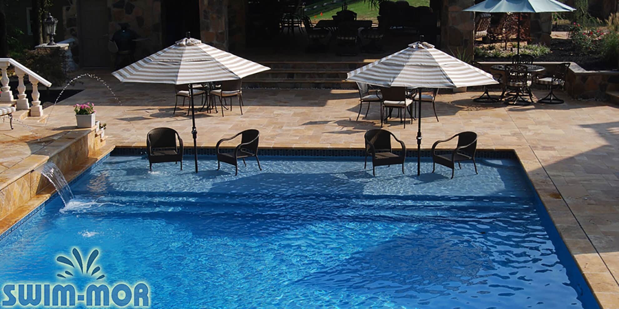 Pool Sun Shelves - Swim-Mor Pools and Spas