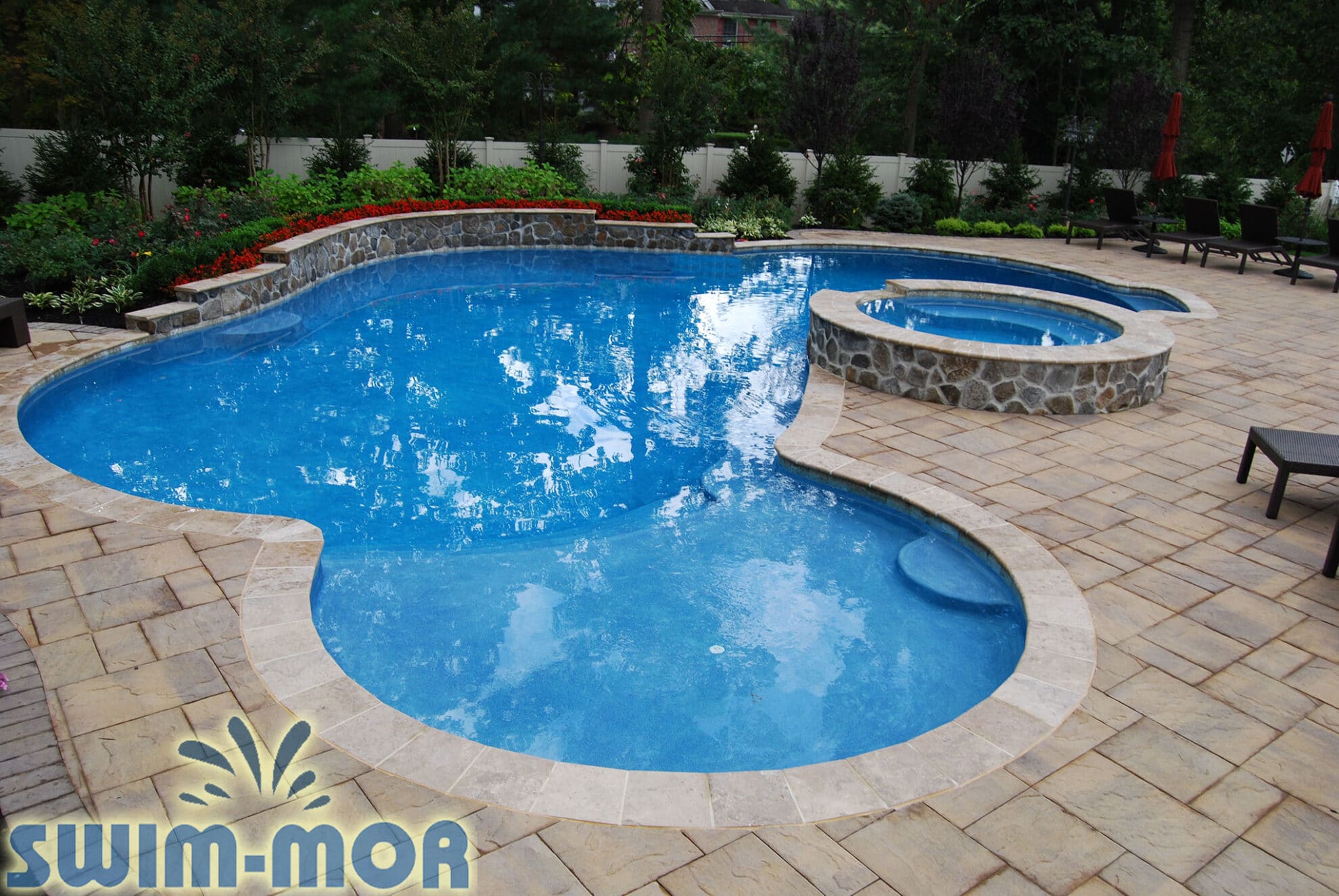 Walk In Beach Entry Pool - Swim-Mor Pools and Spas