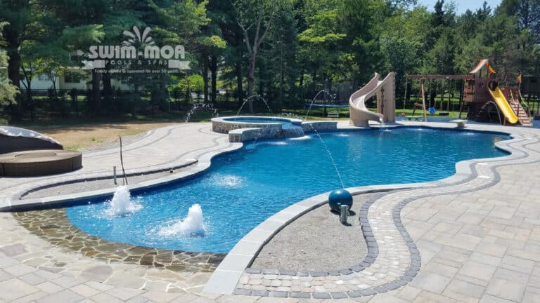 Walk In Beach Entry Pool - Swim-Mor Pools and Spas