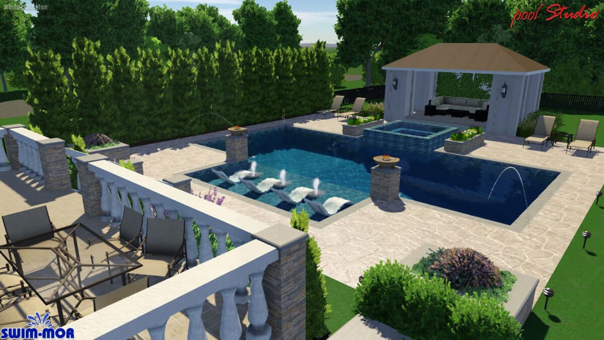 Custom Pool Designs - Swim-Mor Pools and Spas