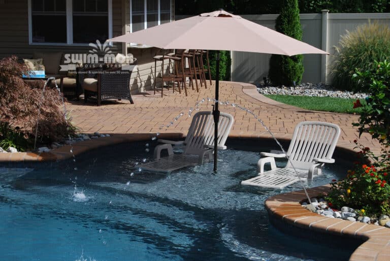 Pool Sun Shelves - Swim-Mor Pools and Spas