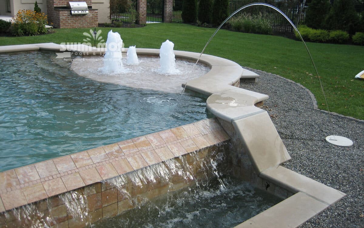 Pool Sun Shelves - Swim-Mor Pools and Spas